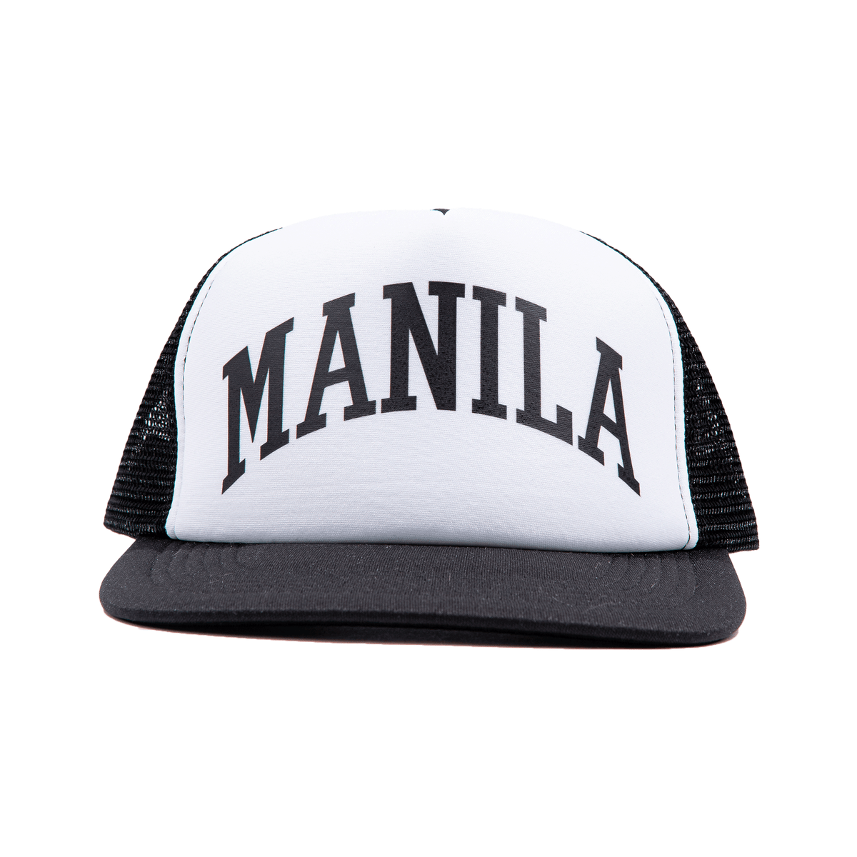 TEAM MANILA ACADEMIC TRUCKER CAP WHT/BLK | TeamManila Lifestyle