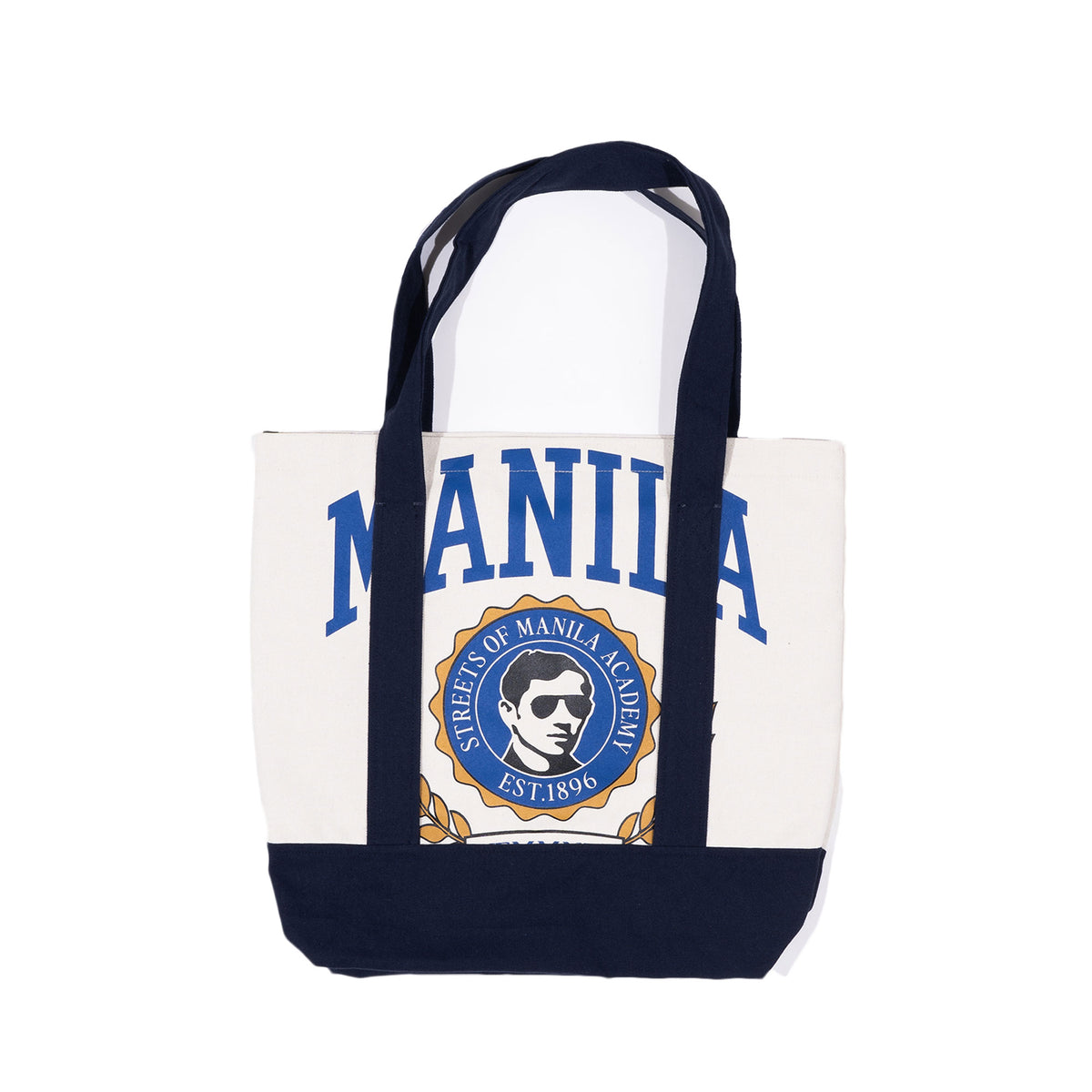 TEAM MANILA TEAM MANILA ACADEMIC CREST TOTE BAG CREAM | TeamManila ...