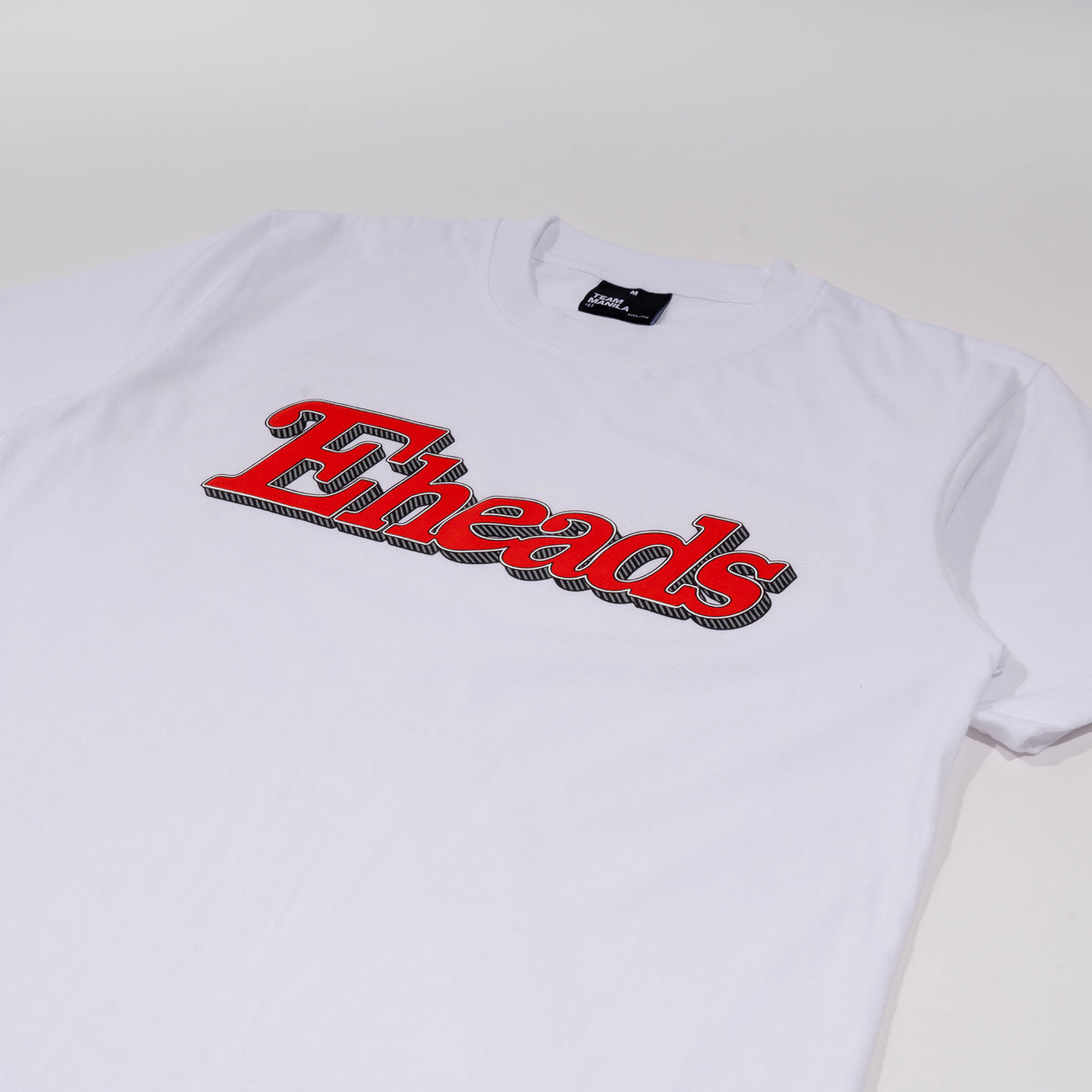 TM X EHEADS TSHIRT WHITE | TeamManila Lifestyle