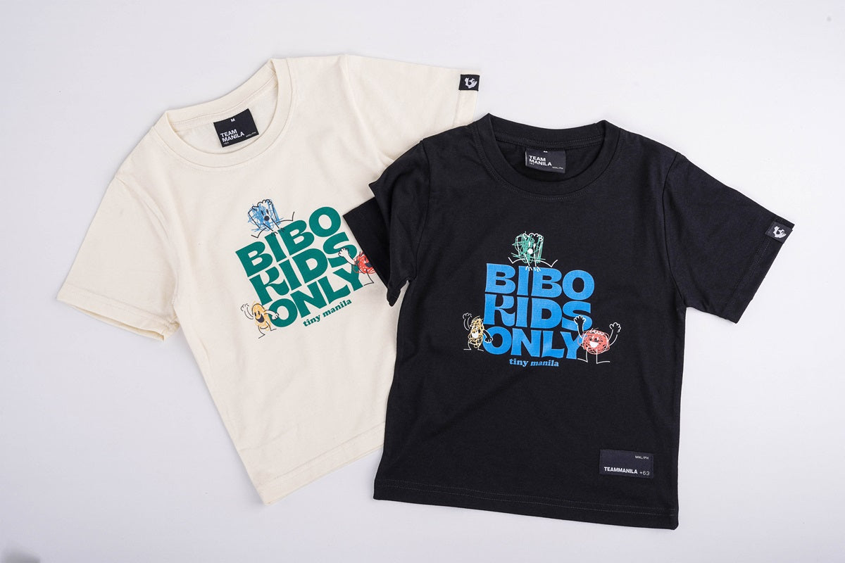 TINY MANILA ACTIVE TSHIRT FOR KIDS BLACK | TeamManila Lifestyle