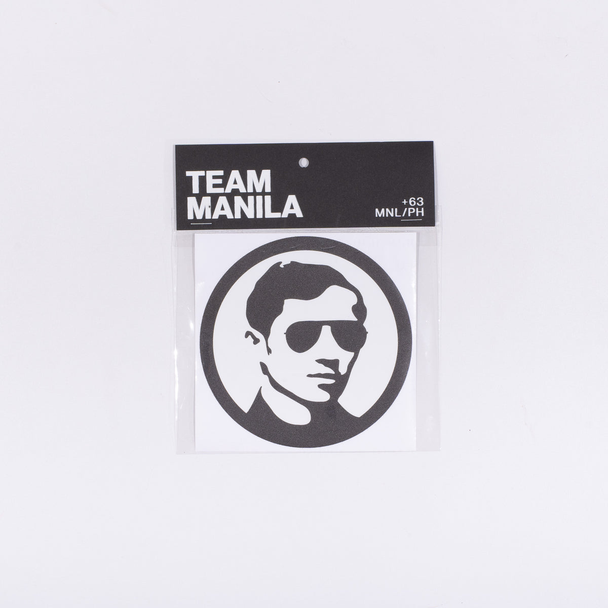 TEAM MANILA LOGO STICKER BLACK | TeamManila Lifestyle