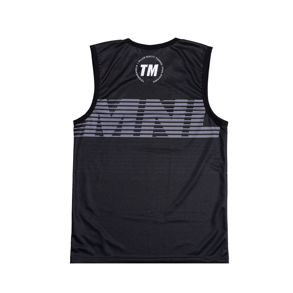 TEAM MANILA MNL RUNNER JERSEY TANK TOP BLACK | TeamManila Lifestyle