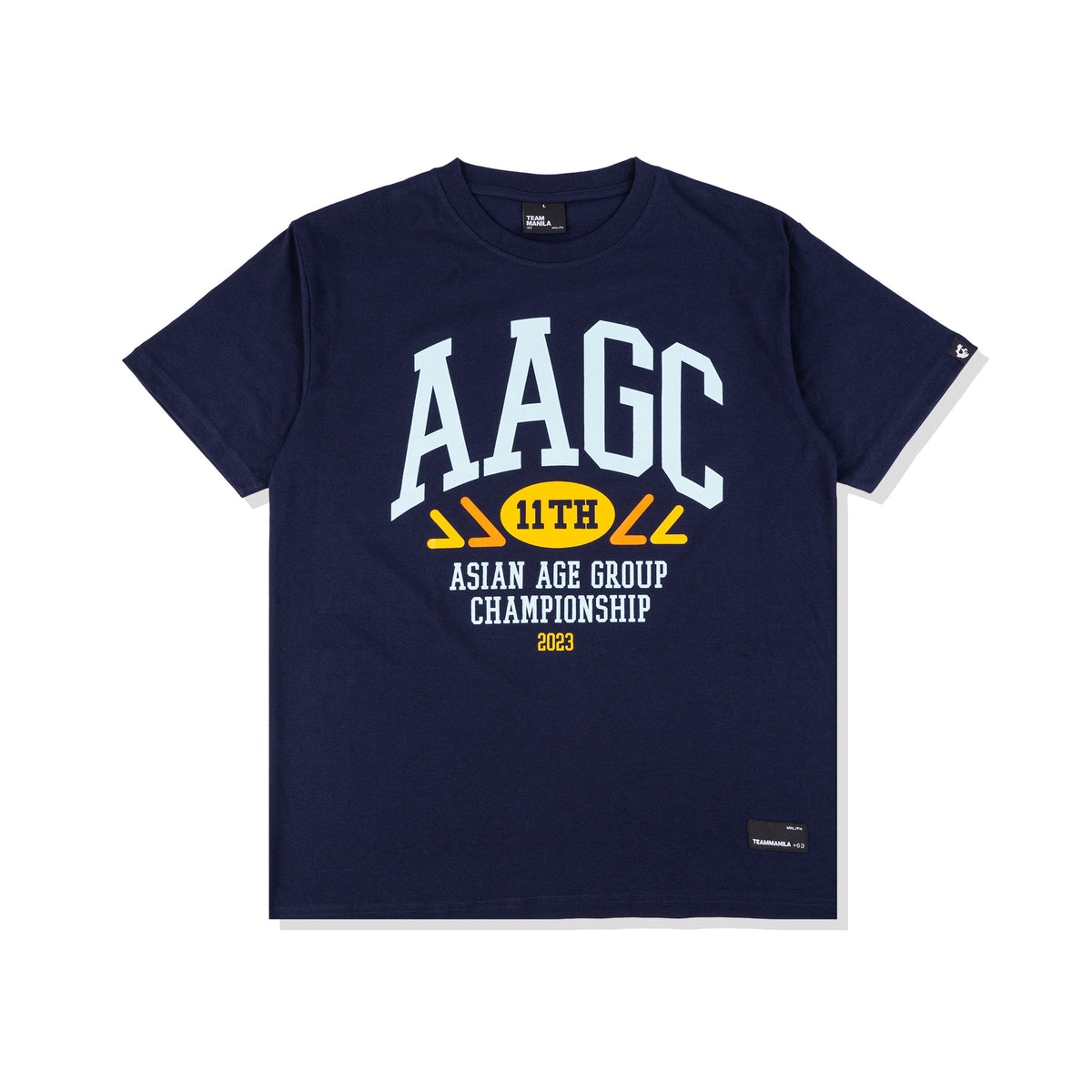 11TH AAGC NAVY BLUE COTTON TEES | TeamManila Lifestyle