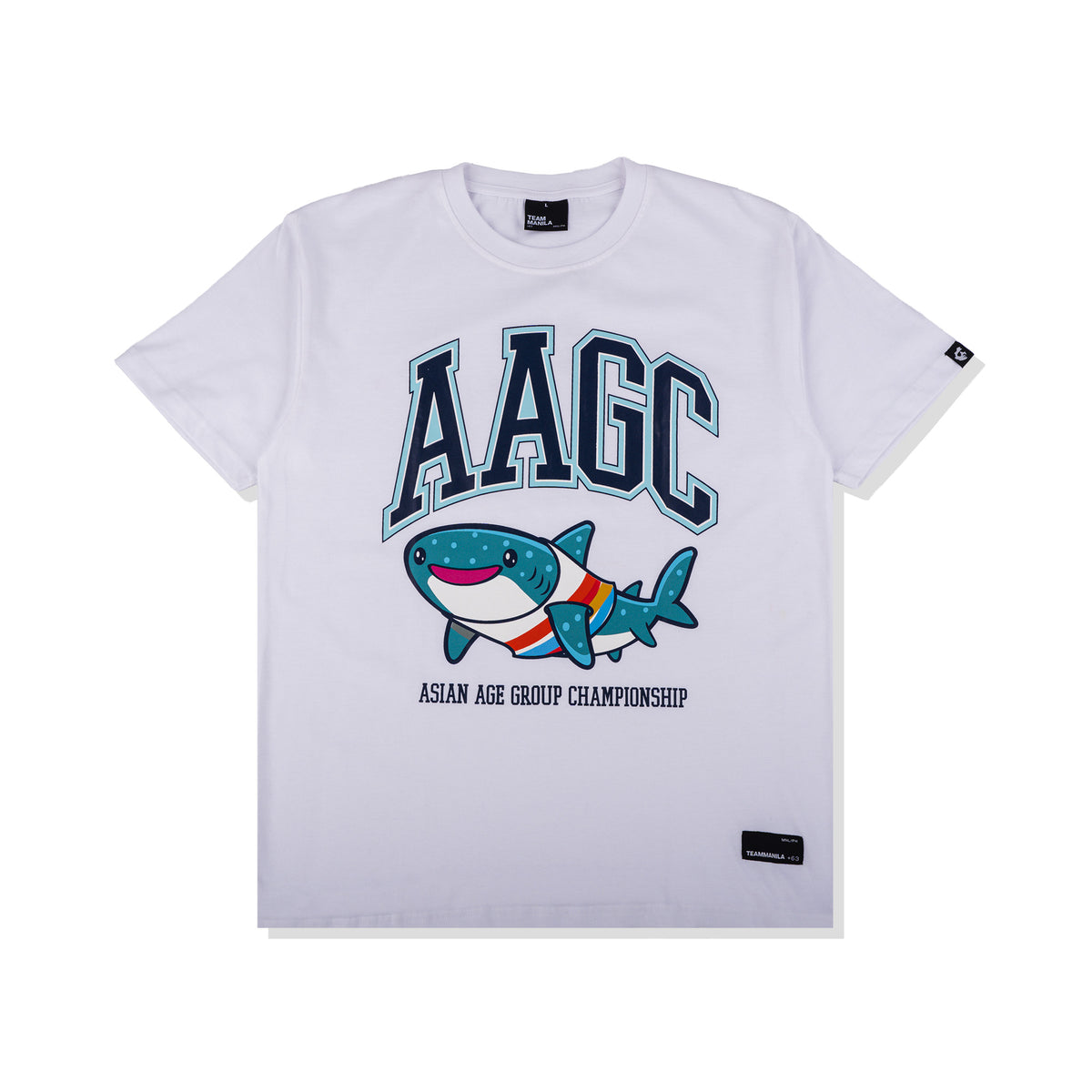 AAGC MASCOT WHITE COTTON TEES | TeamManila Lifestyle