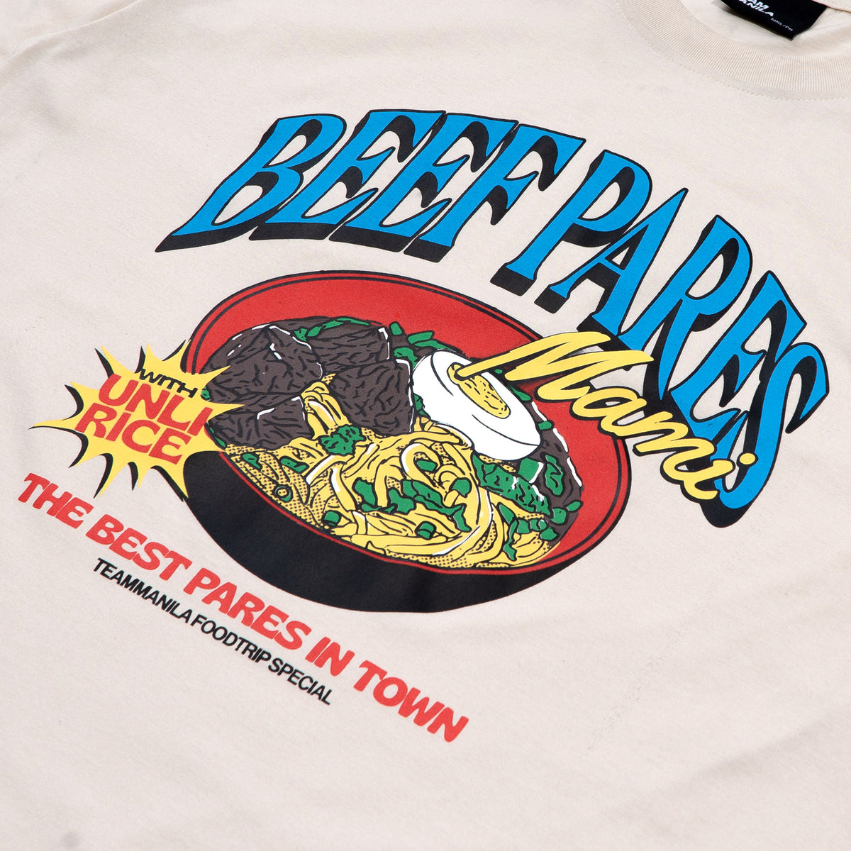 TEAM MANILA BEST PARES TSHIRT CREAM | TeamManila Lifestyle