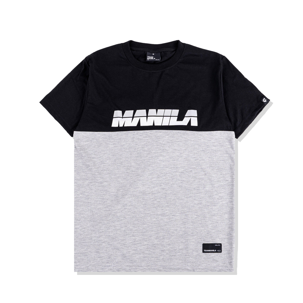 TEAM MANILA MANILA COLORBLOCK TSHIRT COMBI BLACK GRAY | TeamManila ...