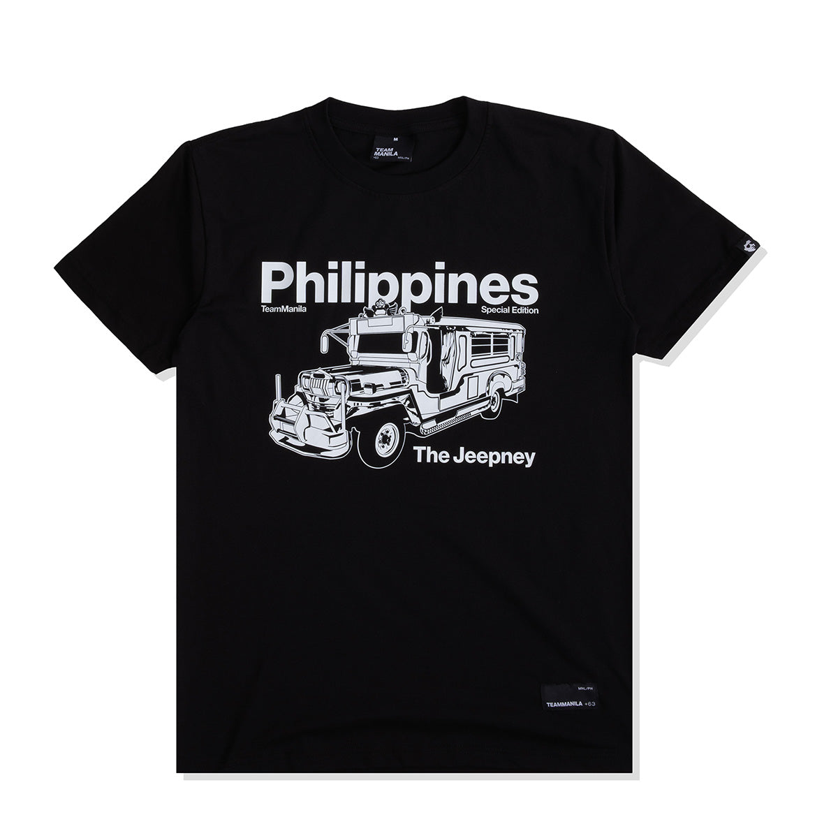 TEAM MANILA CLASSIC JEEPNEY TSHIRT BLACK | TeamManila Lifestyle