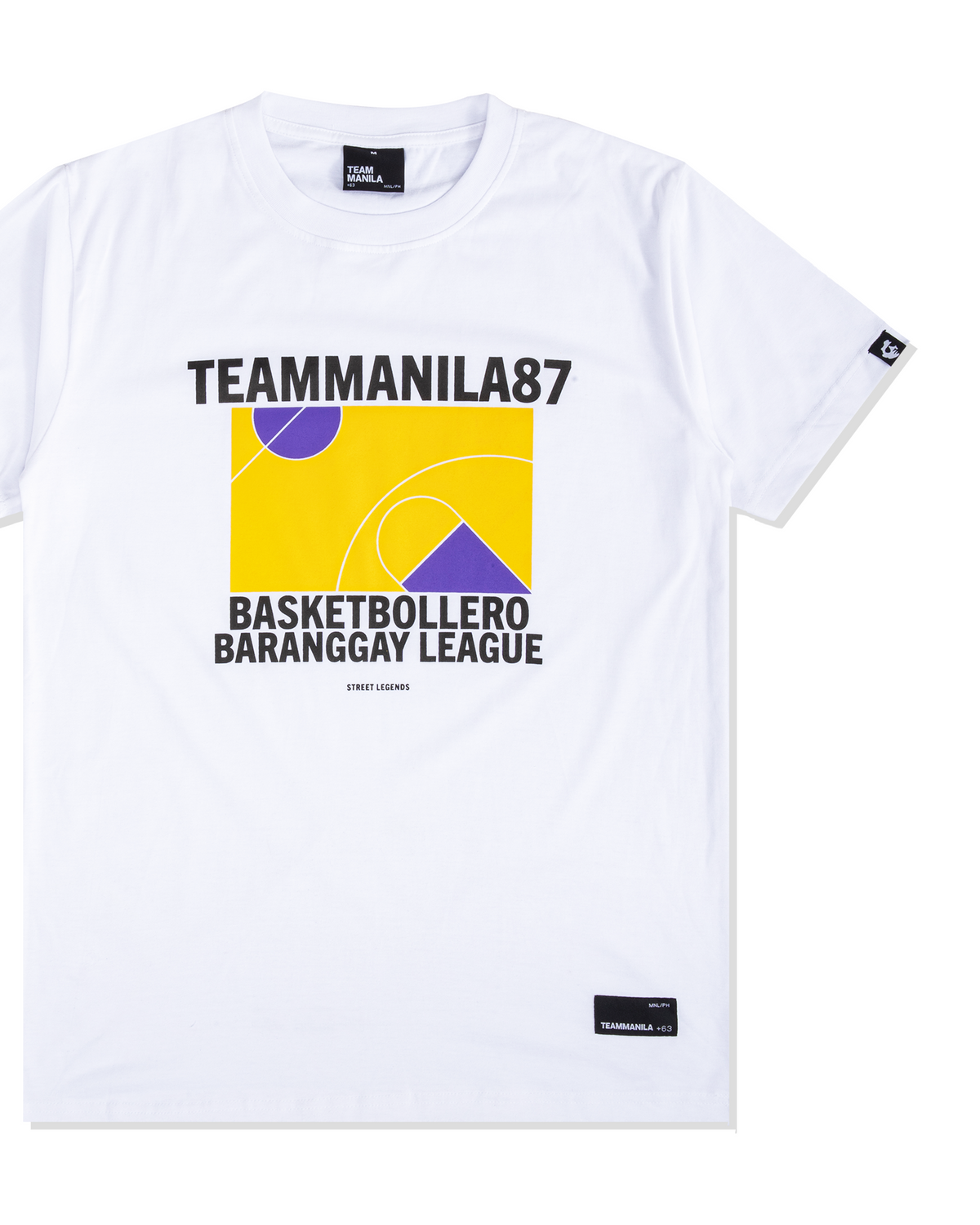 TEAM MANILA TM COURT TSHIRT WHITE | TeamManila Lifestyle
