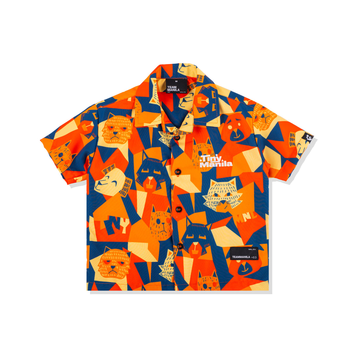 TINY MANILA FURFRIENDS POLO ORANGE | TeamManila Lifestyle