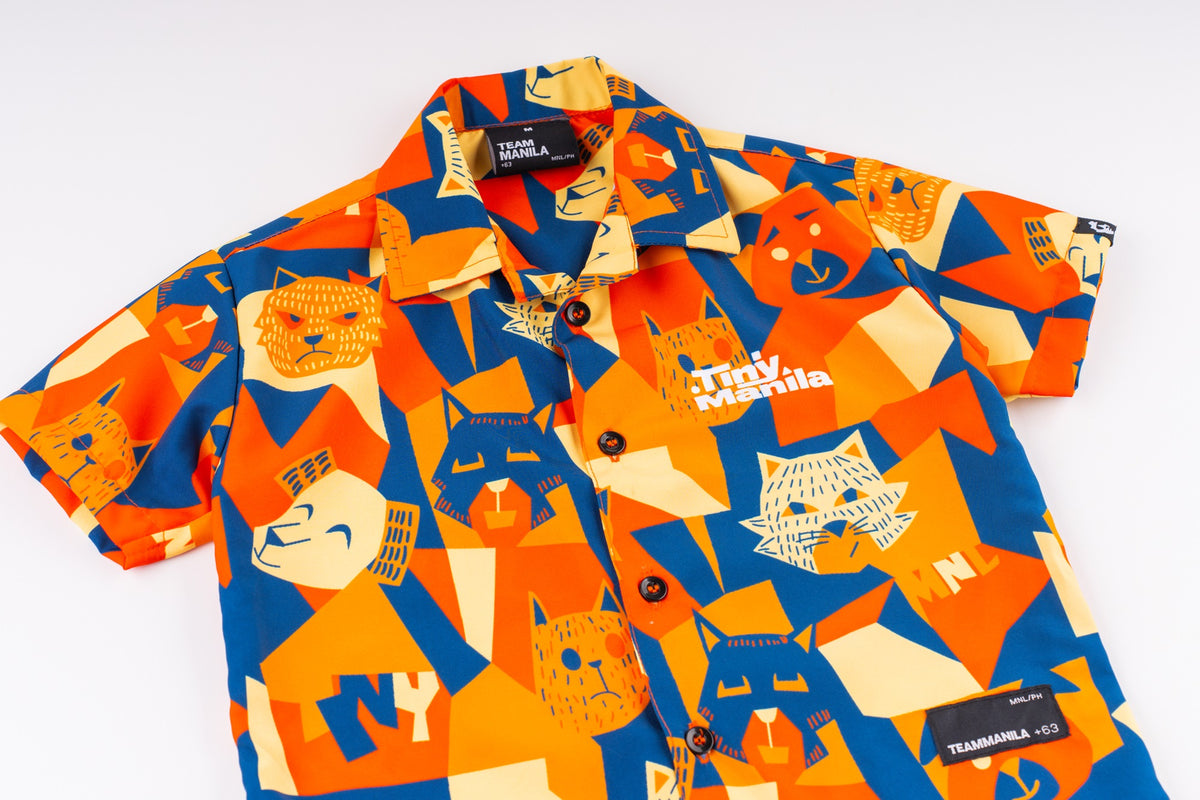 TINY MANILA FURFRIENDS POLO ORANGE | TeamManila Lifestyle
