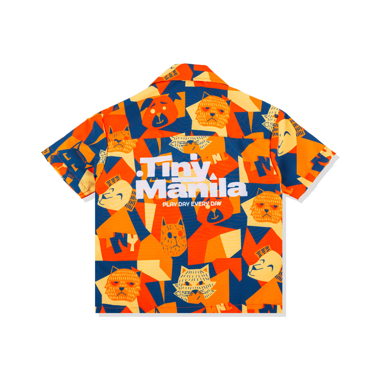 TINY MANILA FURFRIENDS POLO ORANGE | TeamManila Lifestyle