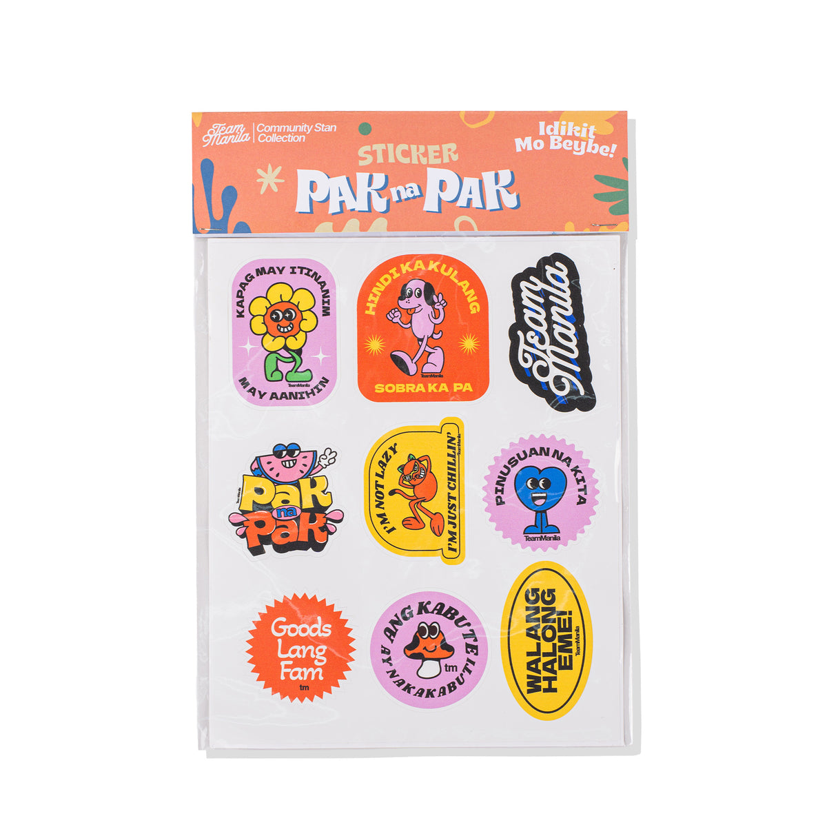 TEAM MANILA PAK NA PAK STICKER PAD | TeamManila Lifestyle
