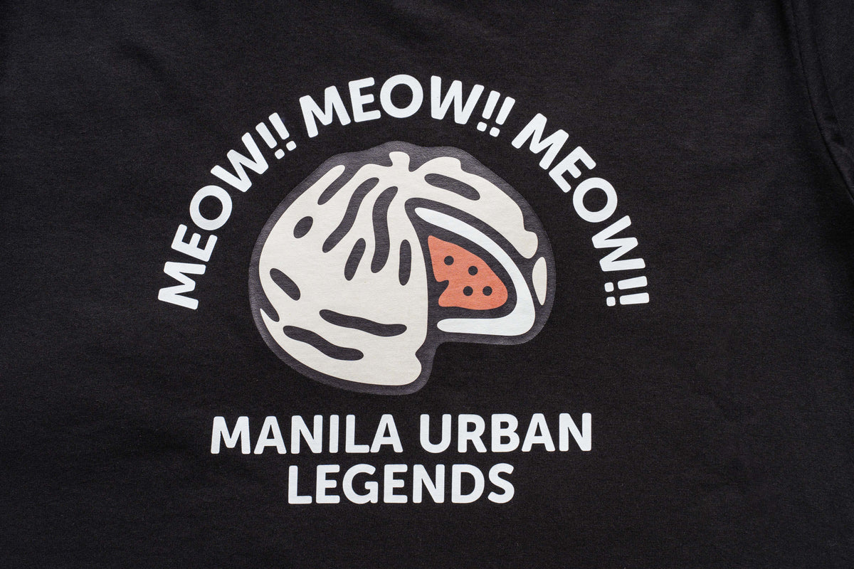 TEAM MANILA SIOMEOW TSHIRT BLACK | TeamManila Lifestyle