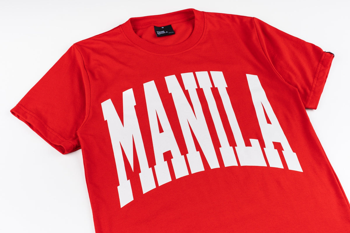 TEAM MANILA MIDTOWN V2 TSHIRT RED | TeamManila Lifestyle