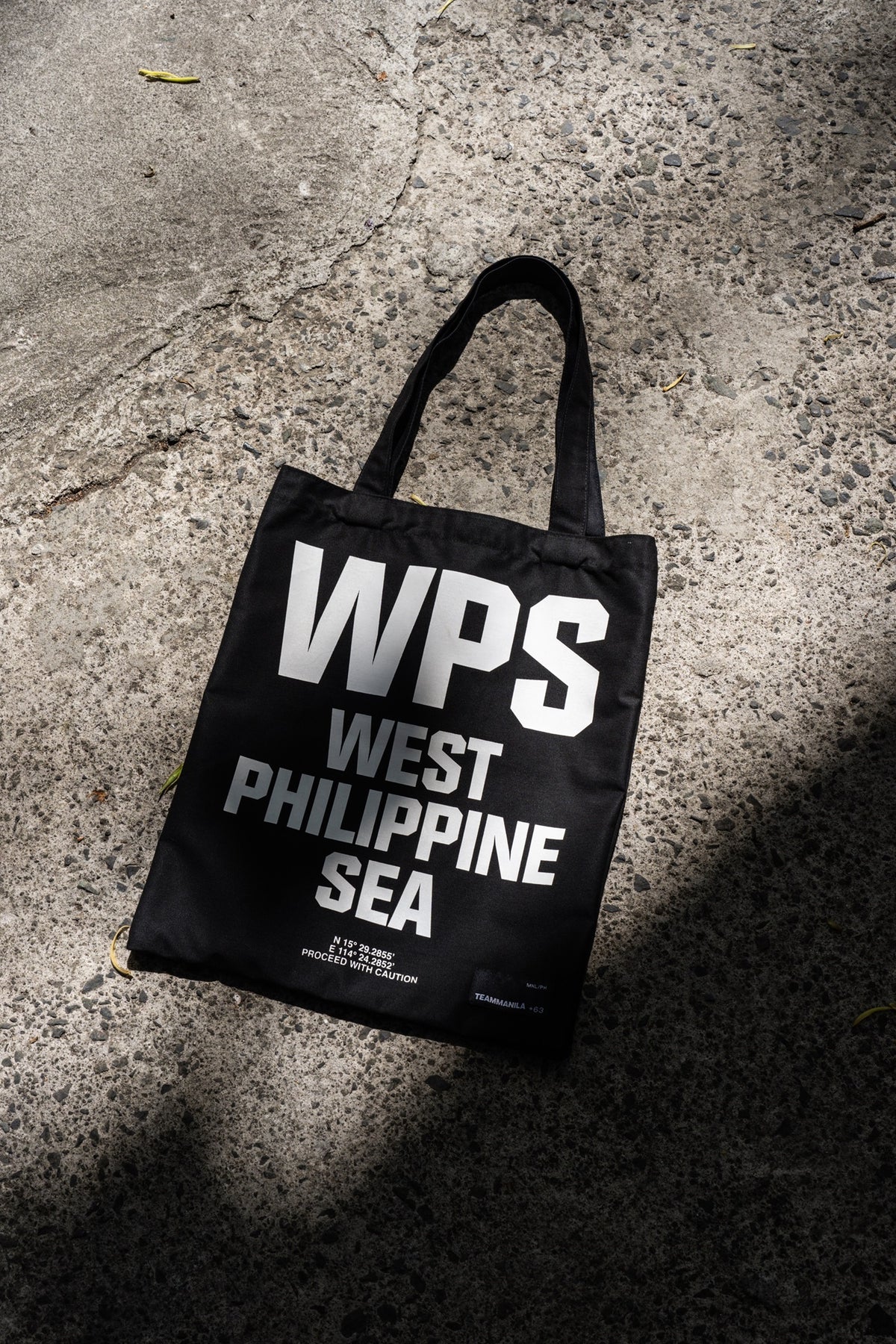 TEAM MANILA WPS SENTRY TOTE BAG BLACK | TeamManila Lifestyle