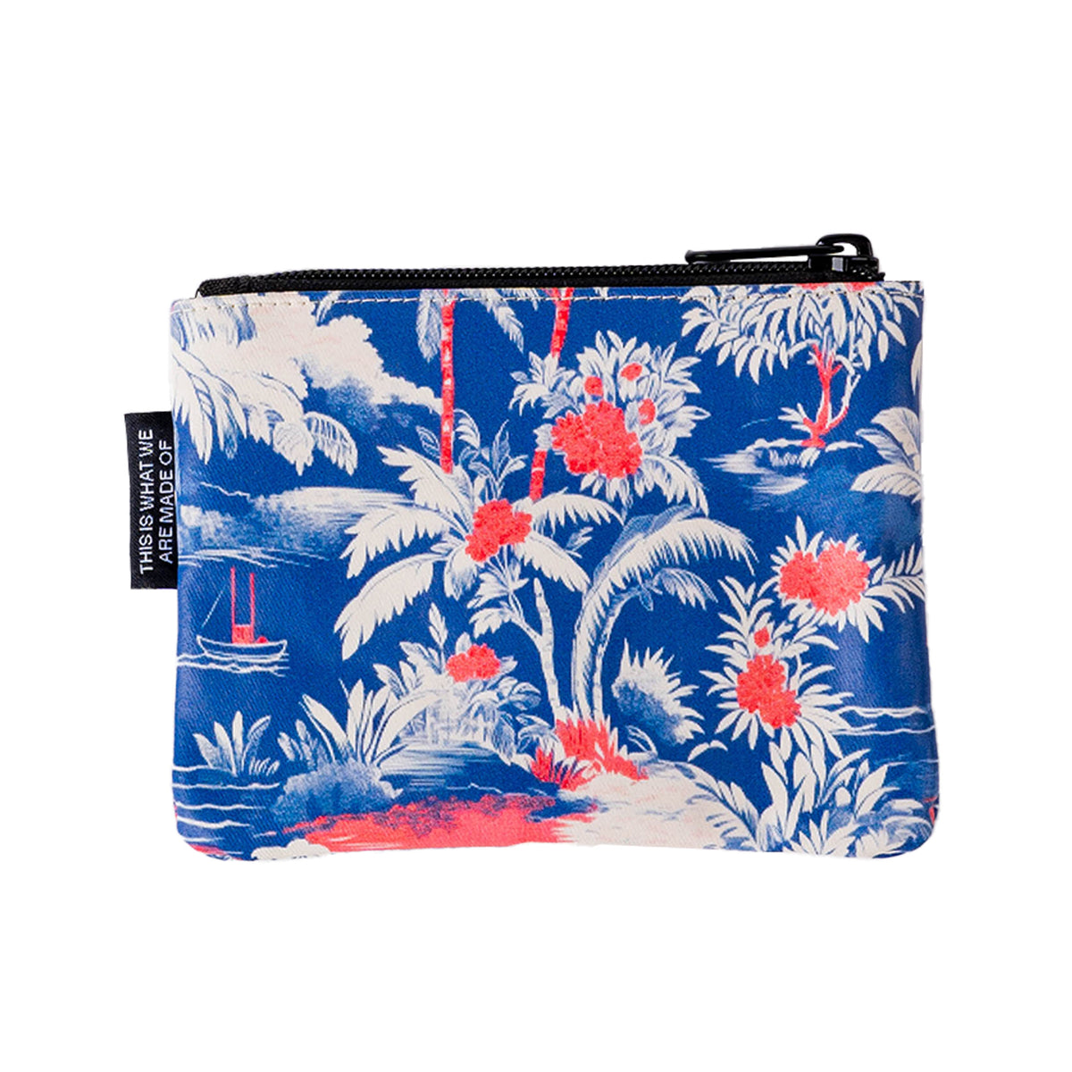 TEAM MANILA TROPICAL POUCH BLUE | TeamManila Lifestyle