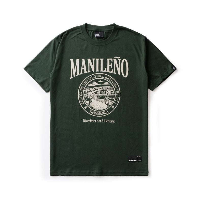 TEAM MANILA MANILEÑO TSHIRT MOSS GREEN | TeamManila Lifestyle