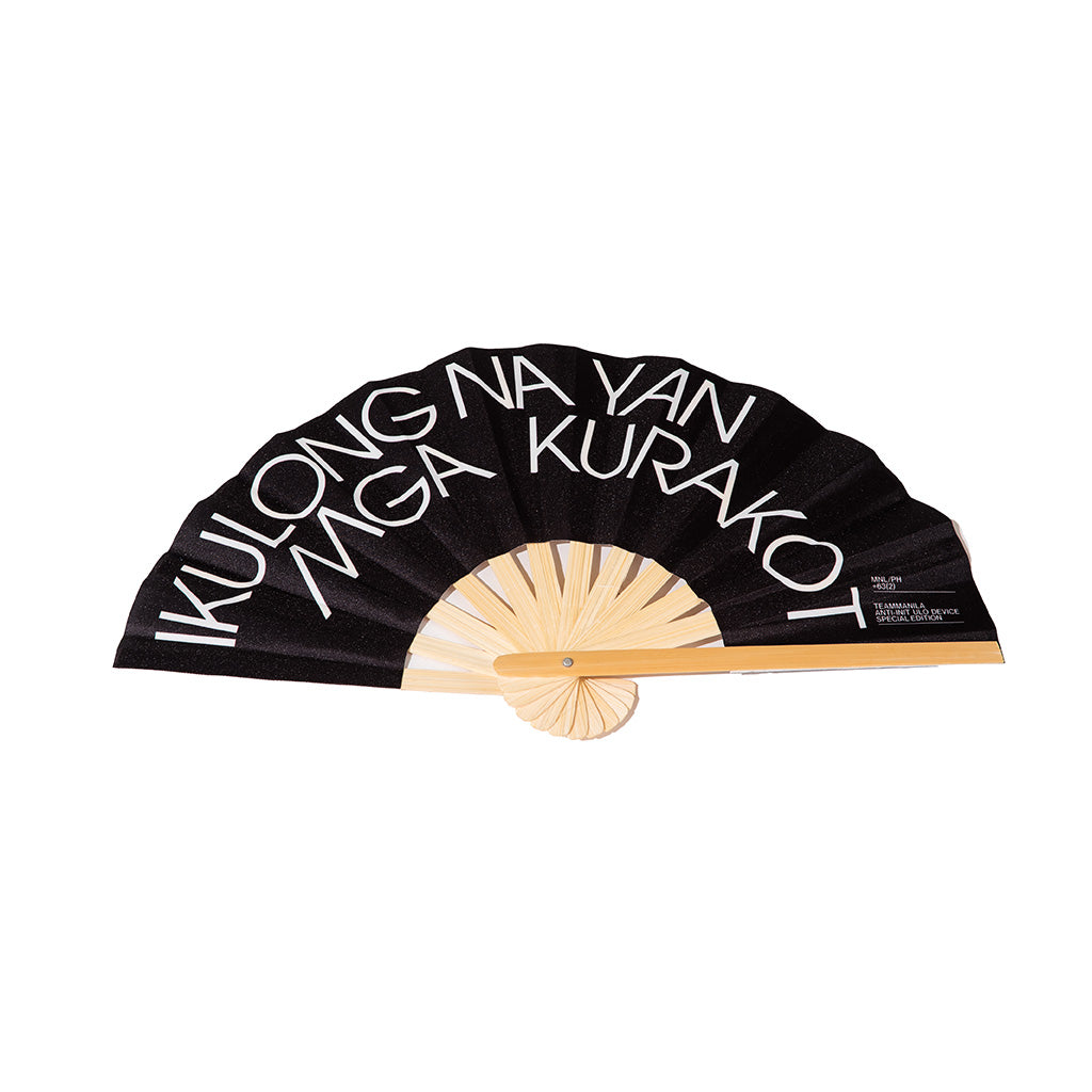 TEAM MANILA IKULONG FAN BLACK | TeamManila Lifestyle